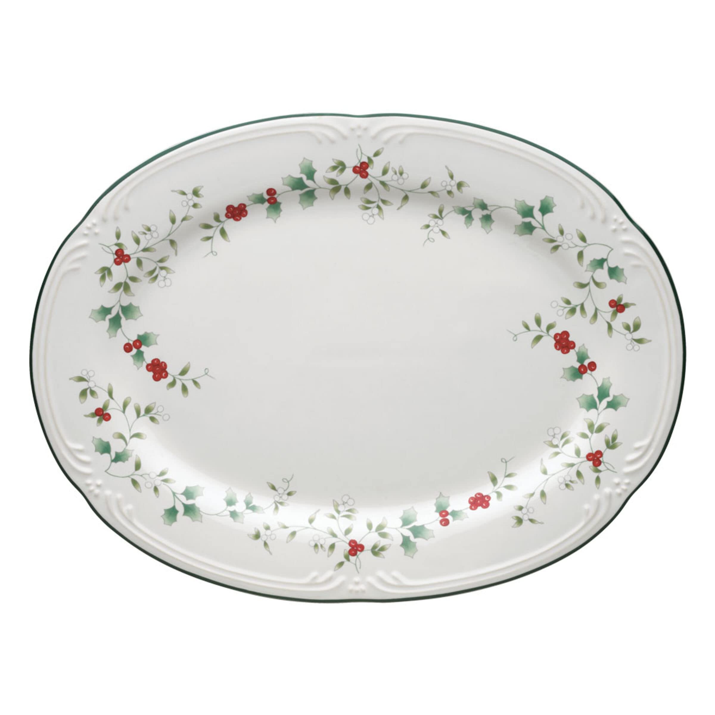 Pfaltzgraff Winterberry Stoneware Serving Platter (14-Inch)