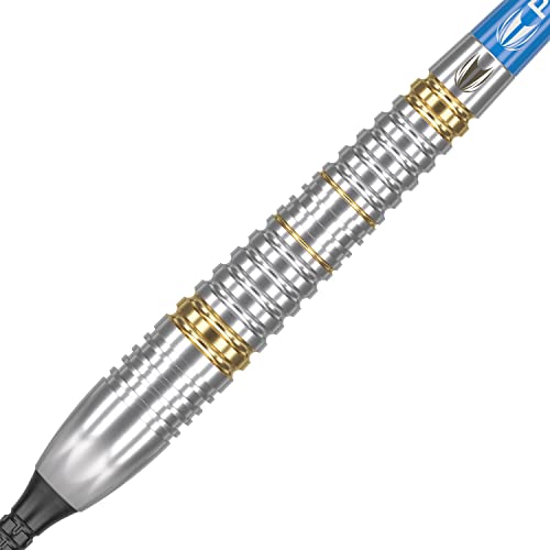 Target Darts Phil Taylor 18G Soft Tip Darts Set - Accessories Gift Pack, Black, White and Blue
