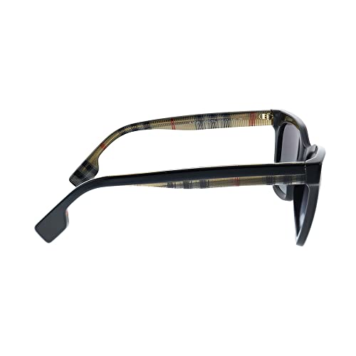 BURBERRY Elsa BE 4346 39428G Black Plastic Square Sunglasses Grey Gradient Lens