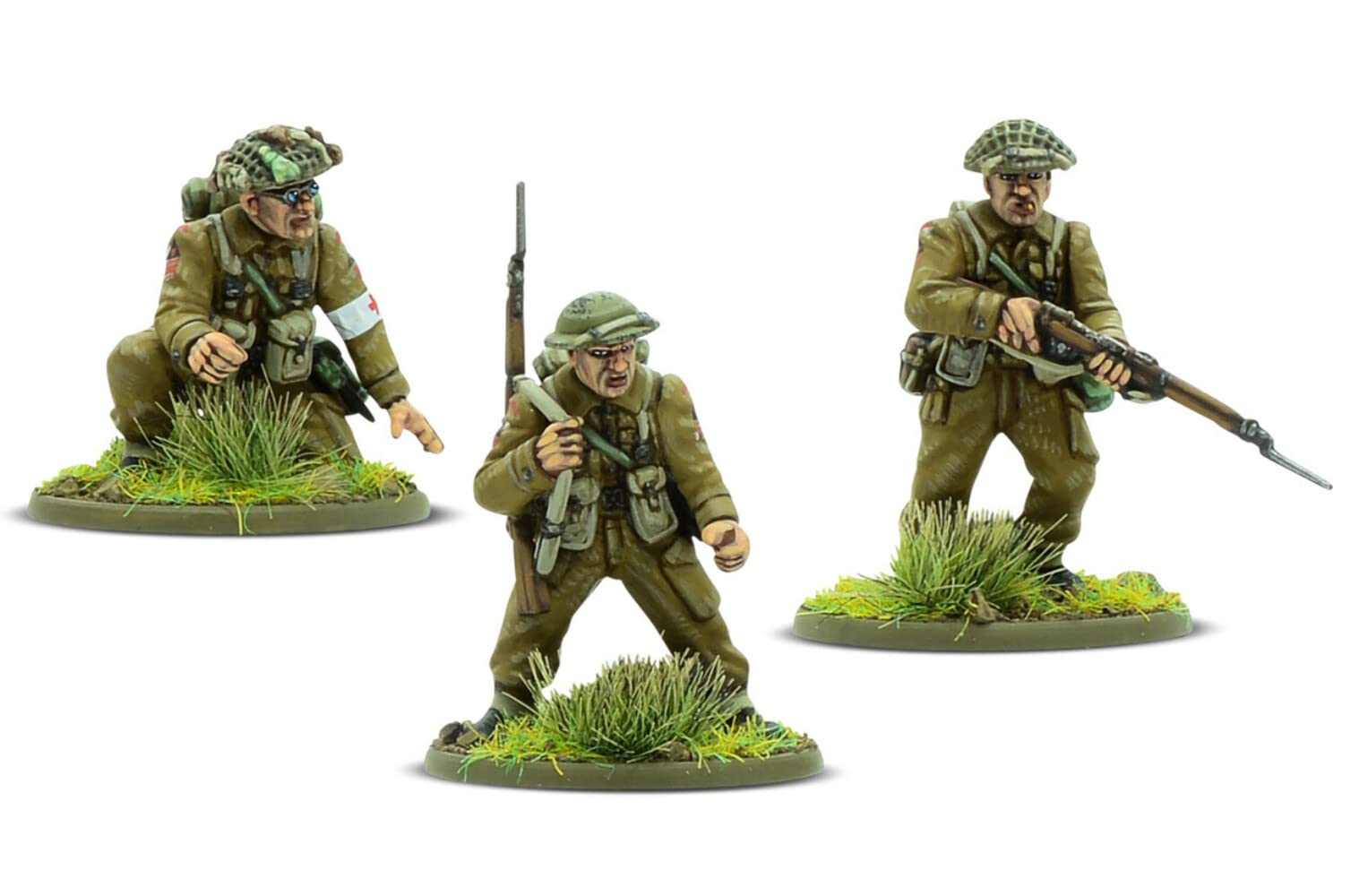 WarLord Bolt Action British & Canadian Army 1943-1945 Starter Set 1:56 WWII Military Table Top Wargaming Plastic Model Kit 402011020
