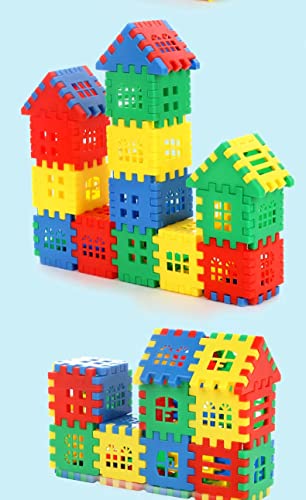 Chuntian Interlocking Building Blocks Toys for Kids - Toddlers Building Blocks Educational Toys Set 70 PCS 42F