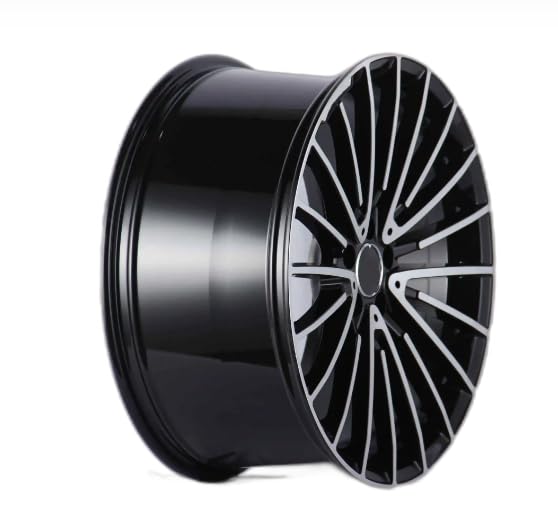 New 22x9.0 Wheel Rim AMG Style Black Machined Face Compatible With Mercedes Benz 5x112 30mm CB66.56 (One Wheel)