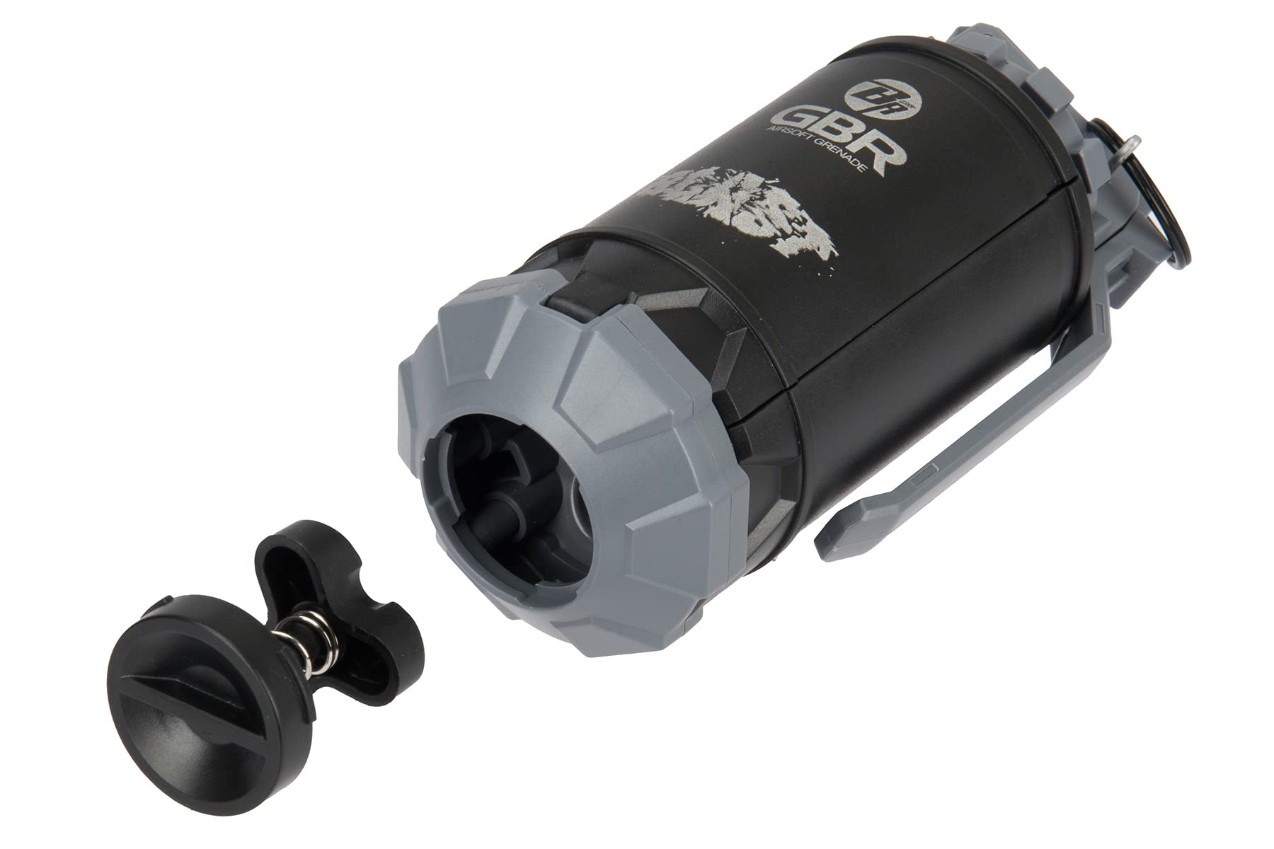 Lancer Tactical - GBR Outdoor 130 Round Spring Powered ABS BB Impact Shower for Airsoft Shower - Black
