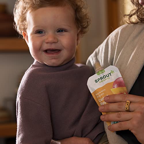 Sprout Organics, Sweet Potato, White Beans & Cinnamon, 6+ Month Pouches, 3.5 oz (12-count)