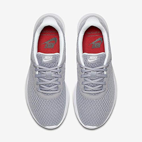 Nike Women's Tanjun Grey Wolf Grey White Running Shoe 7.5
