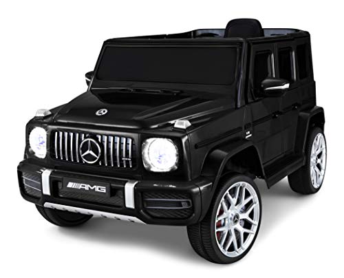 Kid Trax Electric Kids Luxury Mercedes Benz AMG G63 Car Ride-On Toy, 6 Volt Battery, Remote Control, Ages 3-5 Years, Black