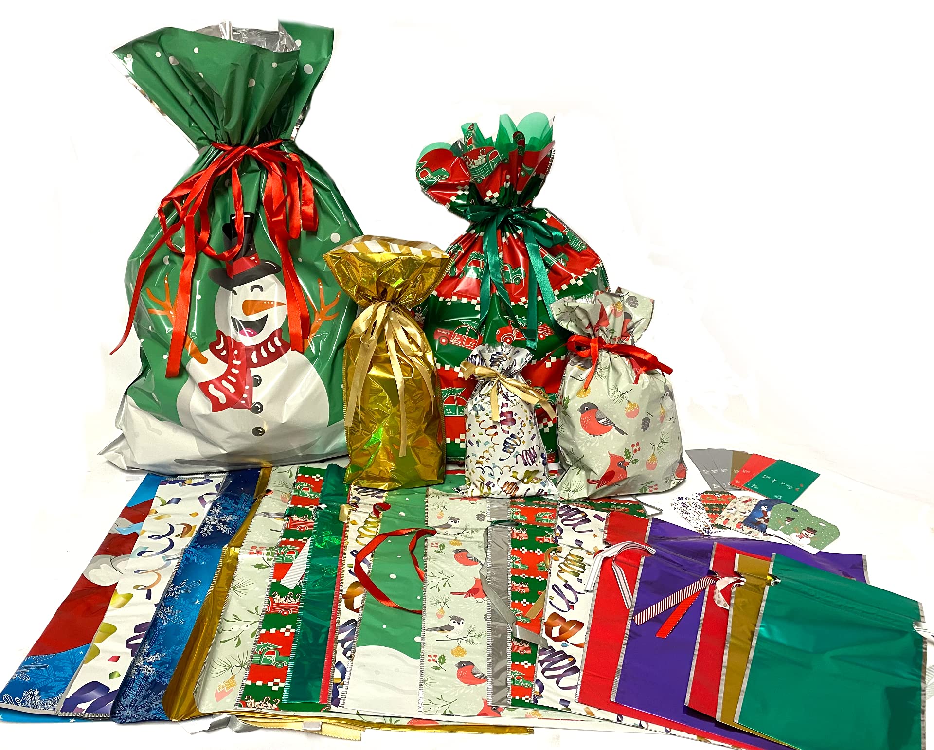 Giftmate 50-Piece Gift Bag with Tag Set
