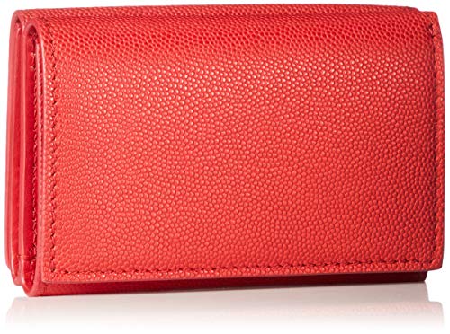 BURBERRY Women's Trifold Wallet, Bright red RT