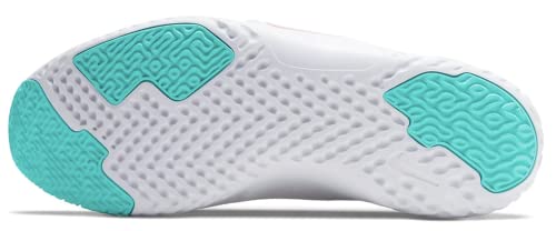Nike Women's Renew in-Season Tr 9 Shoes, White/Pink Blast-aurora Green, 6