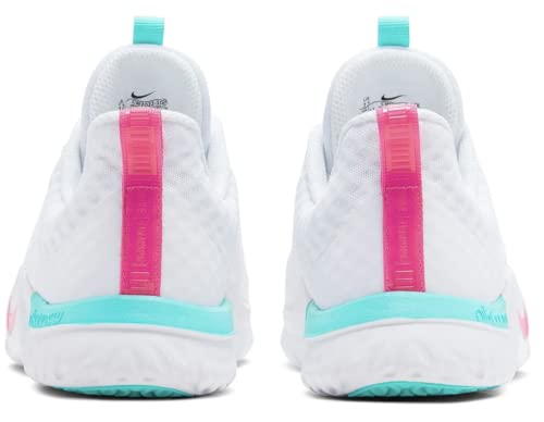 Nike Women's Renew in-Season Tr 9 Shoes, White/Pink Blast-aurora Green, 6