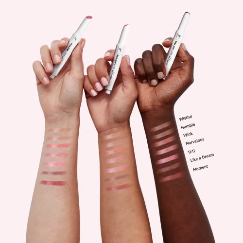 IT Cosmetics Pillow Lips Solid Serum Gloss, Humble - Lip Serum + Tinted Gloss - Instant Shine & Hydration - Adds a Natural Flush of Color - With Collagen, Hyaluronic Acid & a Tri-Oil Complex - 0.07 oz