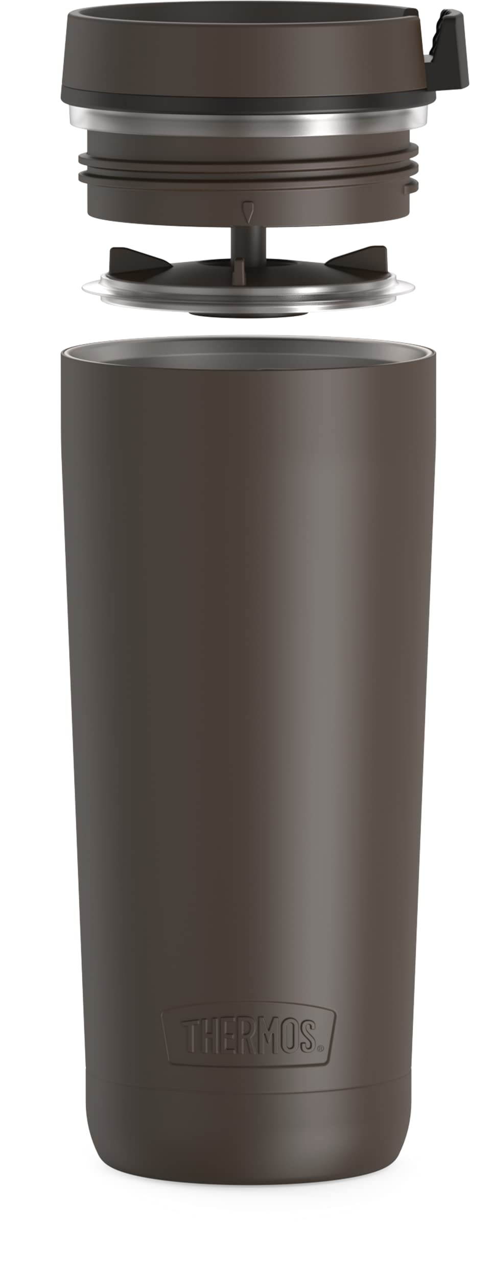ALTA SERIES BY THERMOS Stainless Steel Tumbler 18 Ounce, Espresso Black