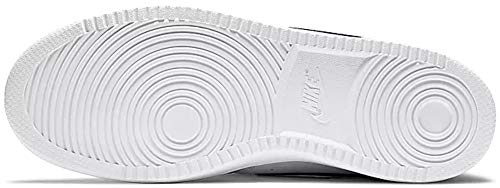 Nike Mens Court Vision Low Sneaker, 10.5 White/Red
