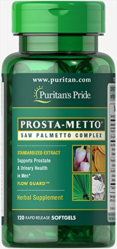 Prosta-Metto® Saw Palmetto Complex for Men, Prostate Support, 120 Count by Puritan's Pride®