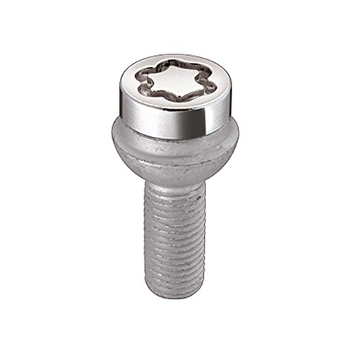 MCGARD 28017 Chrome Bolt Style Radius Seat Locks (M14 x 1.5 Thread Size) - Set of 4