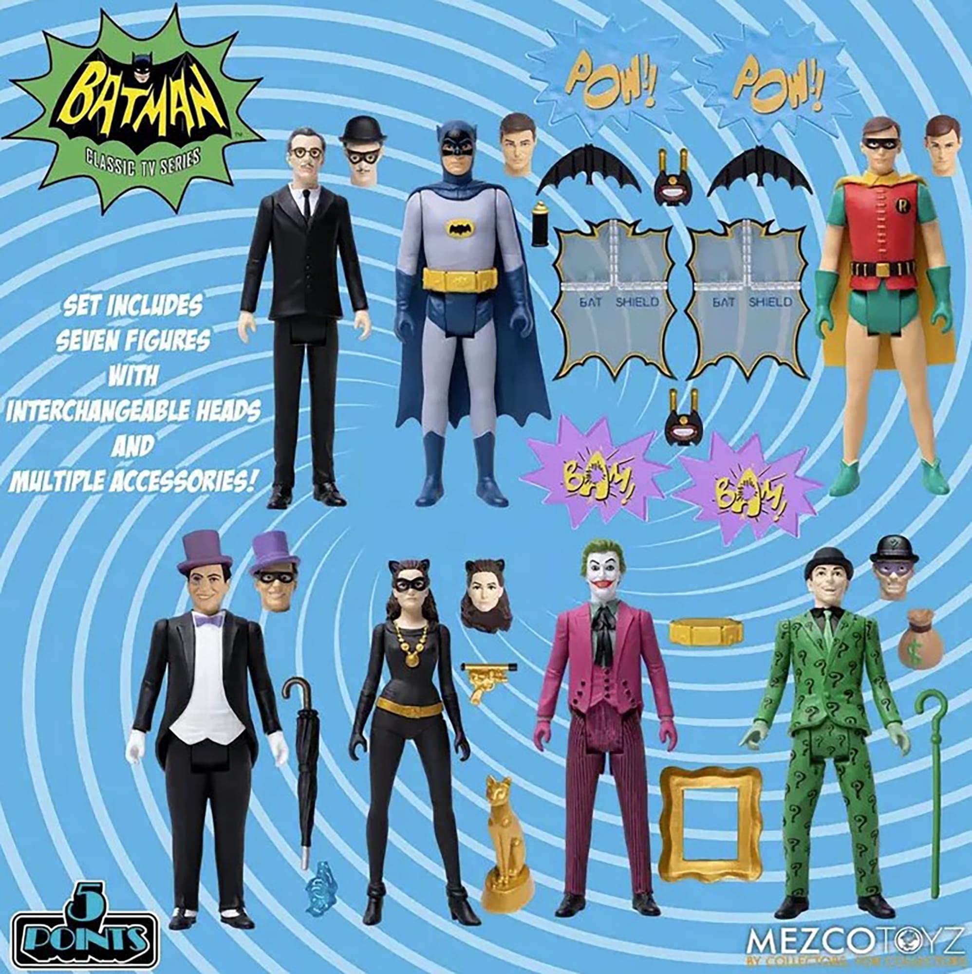 Mezco Batman (1966): Deluxe Boxed Set