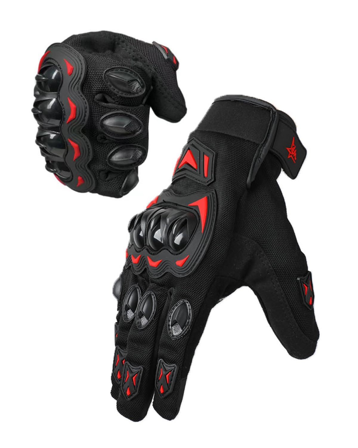 Mmhpluos Motorcycle Gloves,Touchscreen Motorbike Gloves with Hard Knuckle Tactical Gloves Riding Gloves Anti-Slip Airsoft Gloves Motorcross Dirt Bike Bicycle Racing ATV UTV Gloves