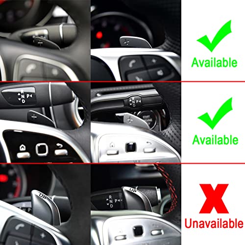 QUNINE for Mercedes Benz GLC CE Class X253 W205 W213 MB FLAC 292 W166 W167 Car Steering Wheel Paddle Shifter