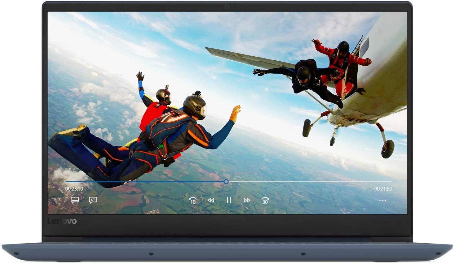 Lenovo Ideapad 330S 15.6 HD Narrow-bezels Widescreen Laptop, Intel Core i3-8130U Processor up to 3.40GHz, 8GB RAM, 256GB Solid State Drive, HDMI, Wireless-AC, Bluetooth, Windows 10, Blue (Renewed)