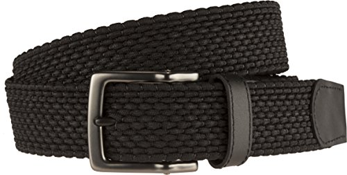 Nike Men's G-Flex Woven Stretch Golf Belt, Jet Black, 36