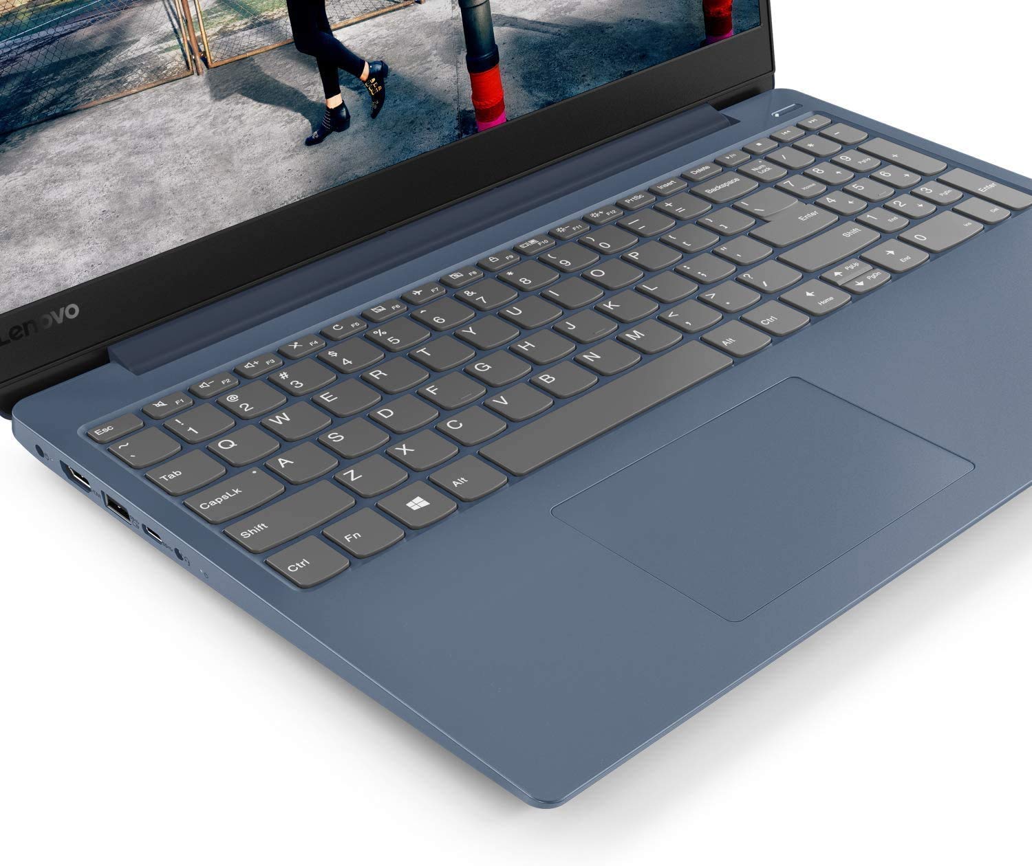 Lenovo Ideapad 330S 15.6 HD Narrow-bezels Widescreen Laptop, Intel Core i3-8130U Processor up to 3.40GHz, 8GB RAM, 256GB Solid State Drive, HDMI, Wireless-AC, Bluetooth, Windows 10, Blue (Renewed)