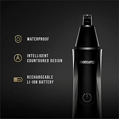 MANSCAPED® Grooming Essentials 4.0 Includes The Lawn Mower™ 4.0 Electric Groin Trimmer, Weed Whacker™ Nose Hair Trimmer, Crop Preserver™ Ball Deodorant, Crop Reviver™ Spray Toner, Shed Toiletry Bag