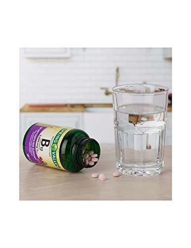 Spring Valley - Vitamin B12 Quick-Dissolve Tablets, 2,500 mcg, Cherry Flavor, 120 Count + STS Fridge Magnet.