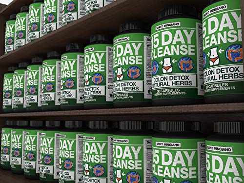 Saint Mingiano 15 Day Cleanse | Colon Detox with Natural Laxative for Constipation & Bloating. 30 Pills to Detoxify & Boost Energy | Extra-Strength Senna Leaf Supplements | Strong for Some People.