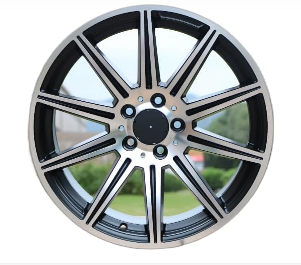 18" AMG STYLE FLAT BLACK WHEELS RIMS FITS MERCEDES BENZ 18 x 8.5 +35 5X112 CB66.6 ONE WHEEL (1)