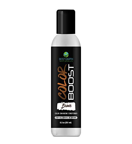 Color Boost Brown Color Depositing Conditioner For All Shades of Brown Hair Add Hair Color or Help Cover Gray Hair for Men and Women 8.5 Ounces