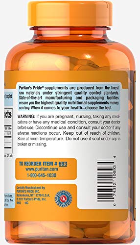 Puritans Pride Puritan's 1000 mg with Bioflavonoids Rose Hips Supports Immune System, Vitamin C, Unflavored, 250 Count