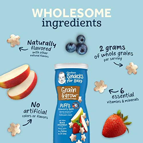 Gerber Graduates Puffs (Strawberry Apple)