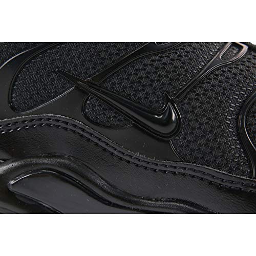 Nike Men's Air Max Plus Tuned 1 Fabric Trainer Shoes (10 D(M) US) Black/Black/Black