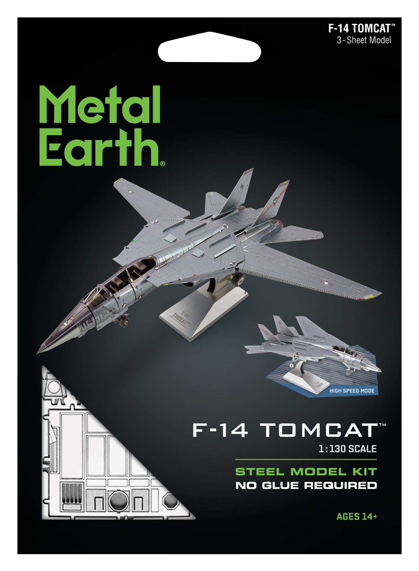 Metal Earth F-14 Tomcat 3D Metal Model Kit Fascinations