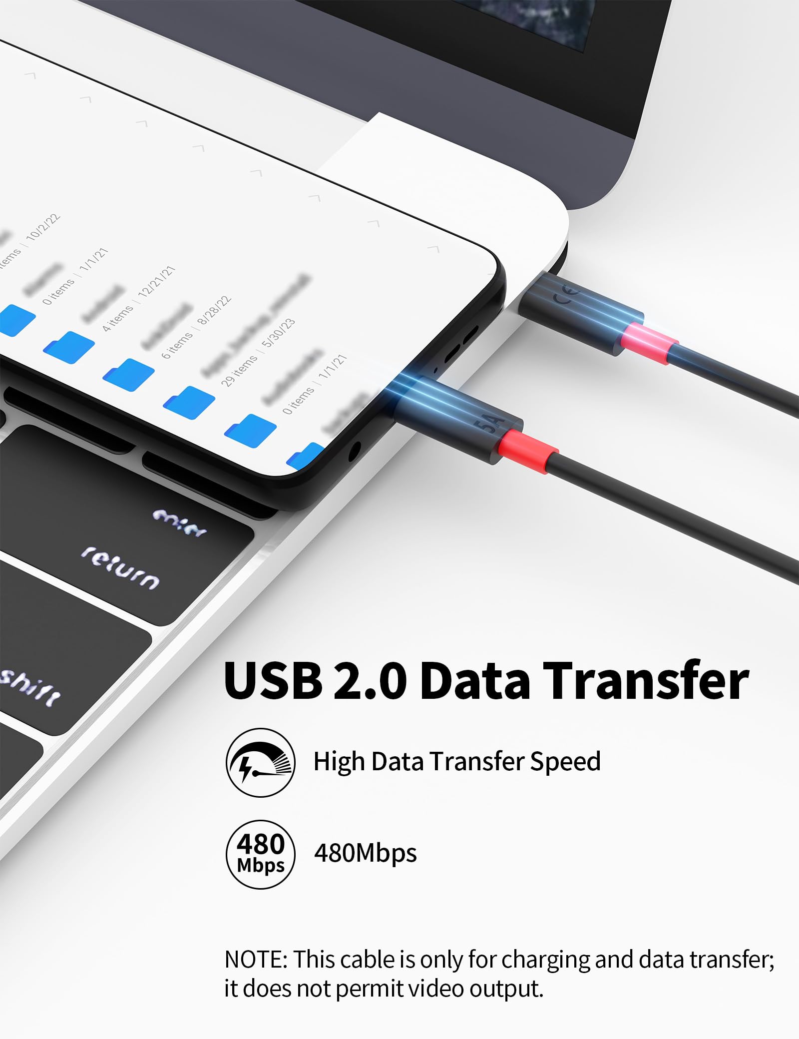 iMangoo USB C to USB C Cable Long Cord 6.6 ft
