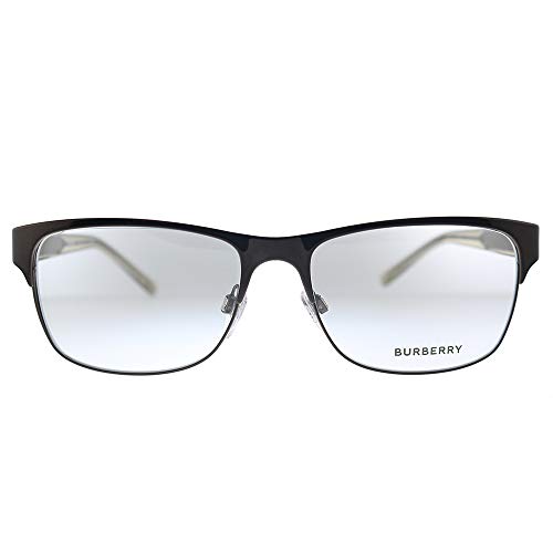 BURBERRY BE 1289 1212 Brushed Brown Metal Rectangle Eyeglasses 55mm
