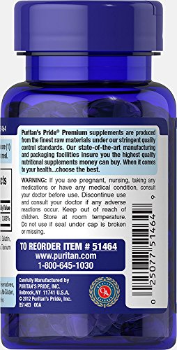Puritan's Pride Biotin 10000 Mcg, Helps Promote Skin, Hair and Nail Health, Softgels 100 Count