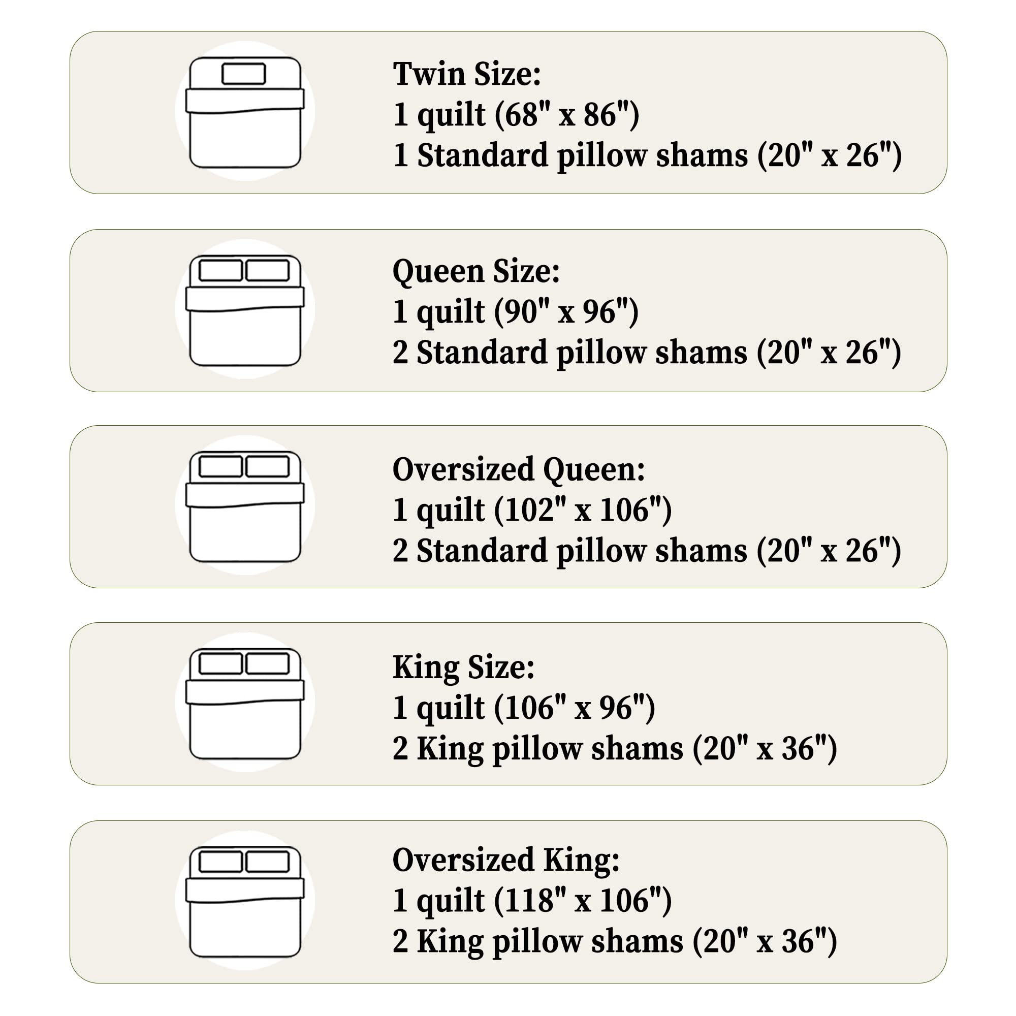 Bonlino Quilt Bedding Set Bed King - Lightweight Soft Summer Farmhouse Set, Modern Boho Style Striped as Bedspread Coverlet, with 2 Pillow Shams for Home Bedroom All Season (White, King)
