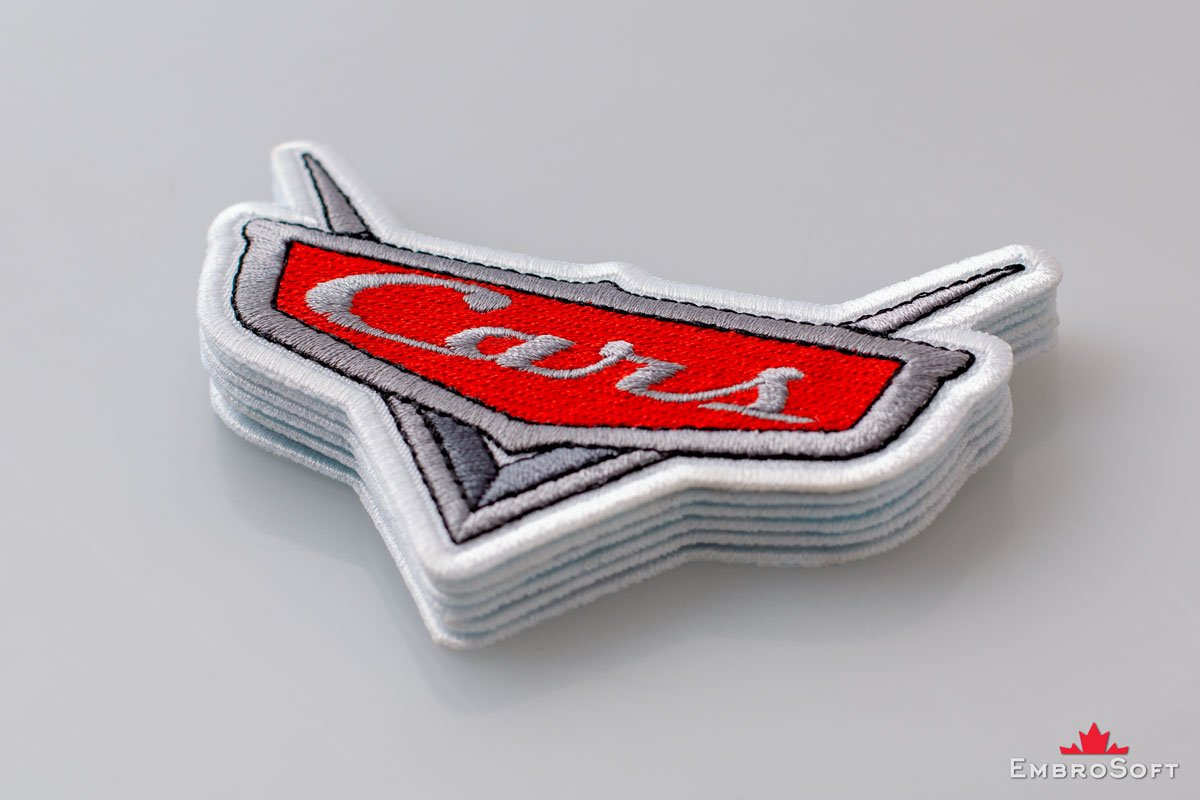Cars Logo Cartoon Film Embroidered Patch Iron On (3.9" x 2.8")