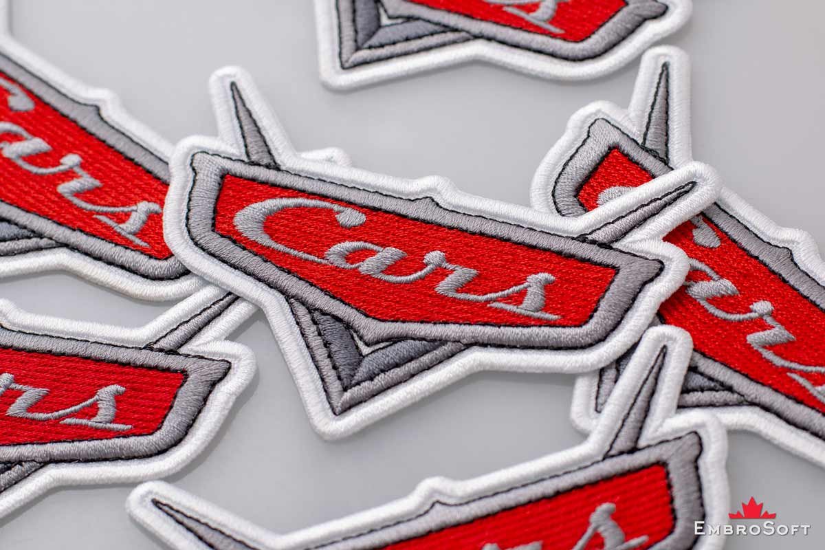 Cars Logo Cartoon Film Embroidered Patch Iron On (3.9" x 2.8")