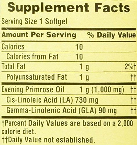 Spring Valley - Evening Primrose Oil 1000 mg, 75 Softgels