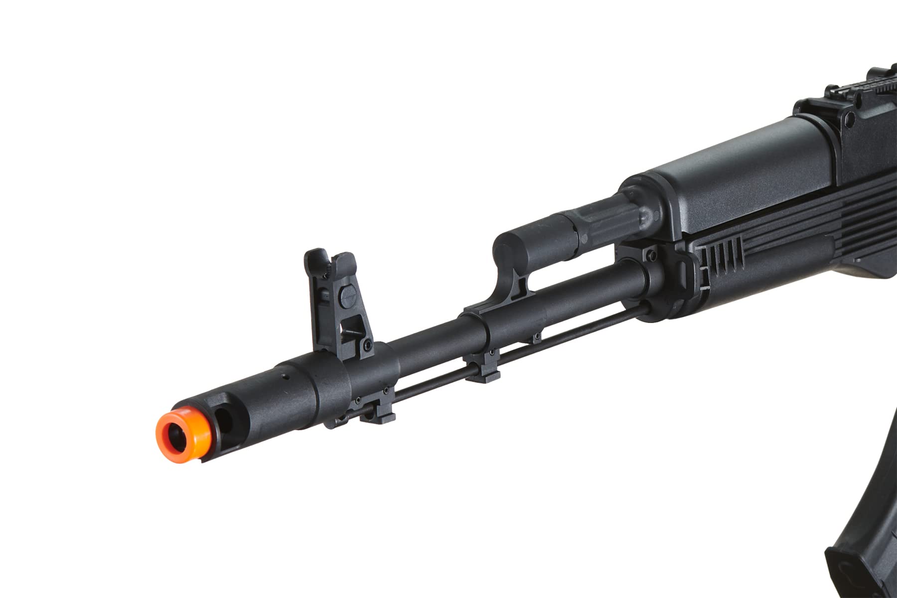 Licensed Lancer Tactical x Kalashnikov KR-103 USA SBR Airsoft AK74 AEG Rifle with Folding Stock - Includes Airsoft Speed Loader (Black)