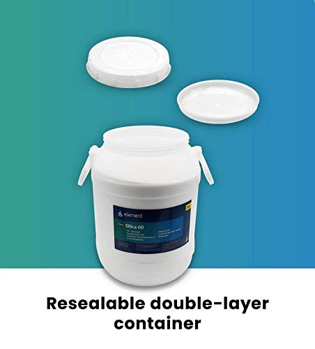Element Silica Gel 60 Color Remediation Powder for in-Line CRC Filtration, 70-240 mesh, Ready to Use, 5kg