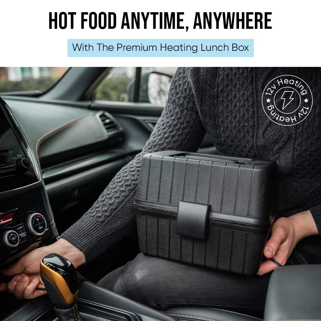 Zone Tech Heating Lunch Box - Premium Quality Electric Insulated Lunch Box Food Warmer Perfect for Picnics, Travelling, and On-site Lunch Break
