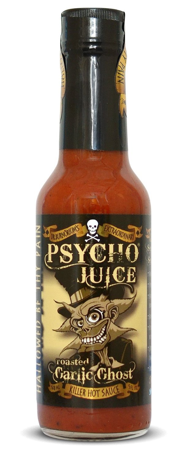 Set Of 2 Psycho Juice Roasted Garlic Ghost Pepper