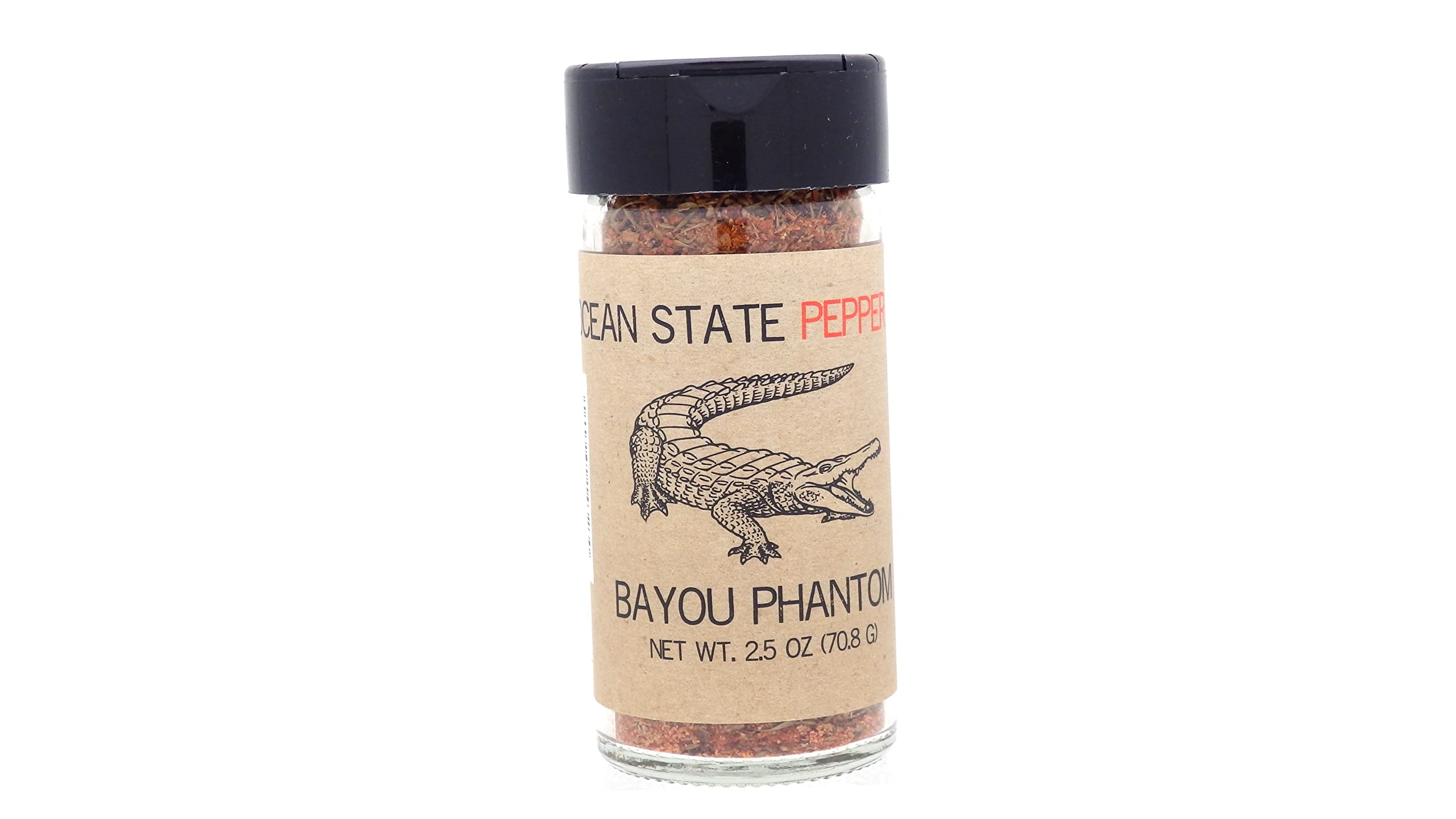 Set of 2 Ocean State Pepper Company Seasoning - Ghost Pepper and Garlic - Bayou Phantom and Vampire Garlic