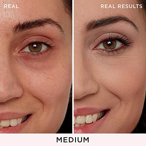 IT Cosmetics Bye Bye Under Eye Full Coverage Concealer - for Dark Circles, Fine Lines, Redness & Discoloration - Waterproof - Anti-Aging - Natural Finish – 25.0 Medium Natural (N), 0.4 fl oz
