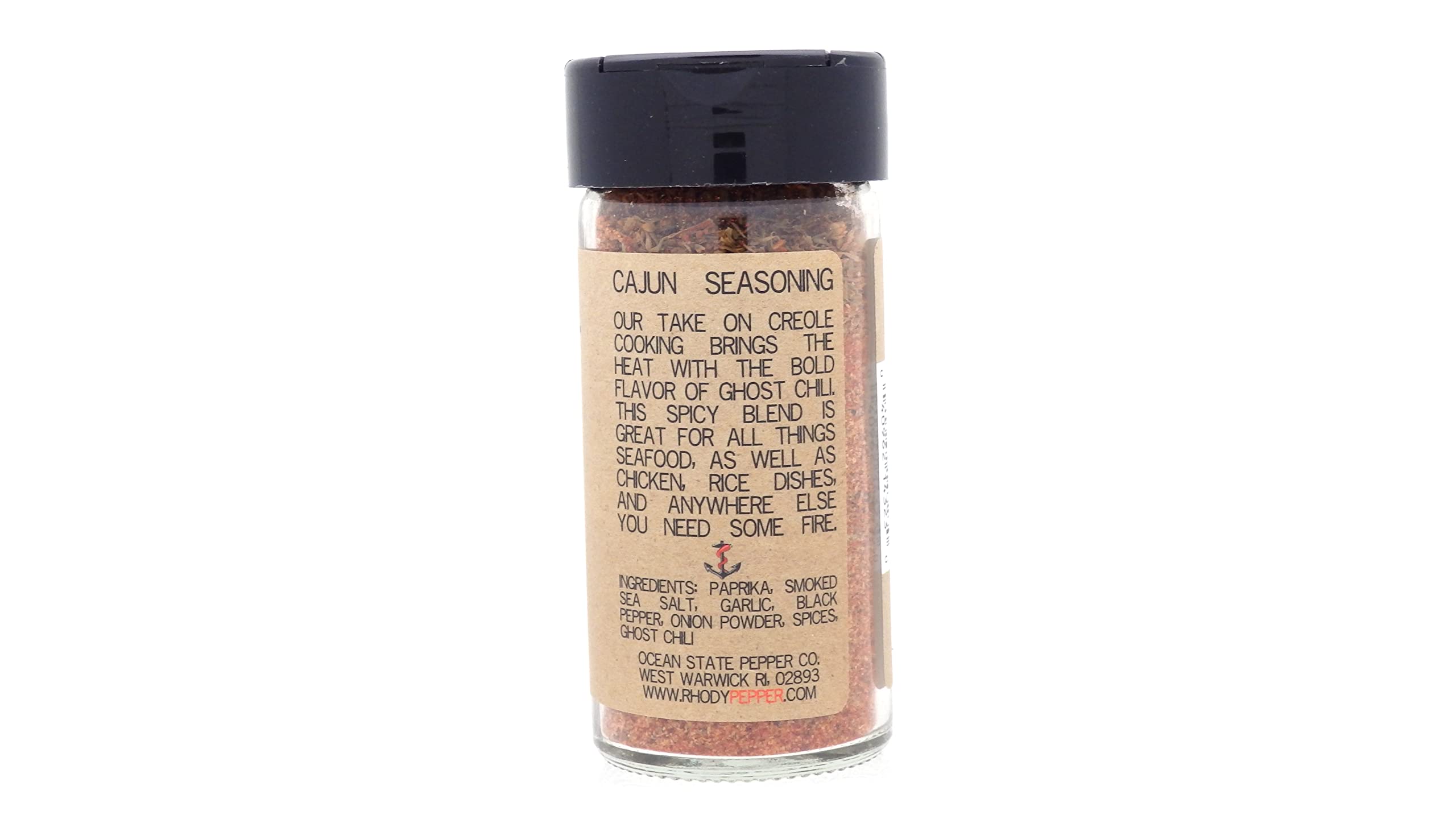 Set of 2 Ocean State Pepper Company Seasoning - Ghost Pepper and Garlic - Bayou Phantom and Vampire Garlic