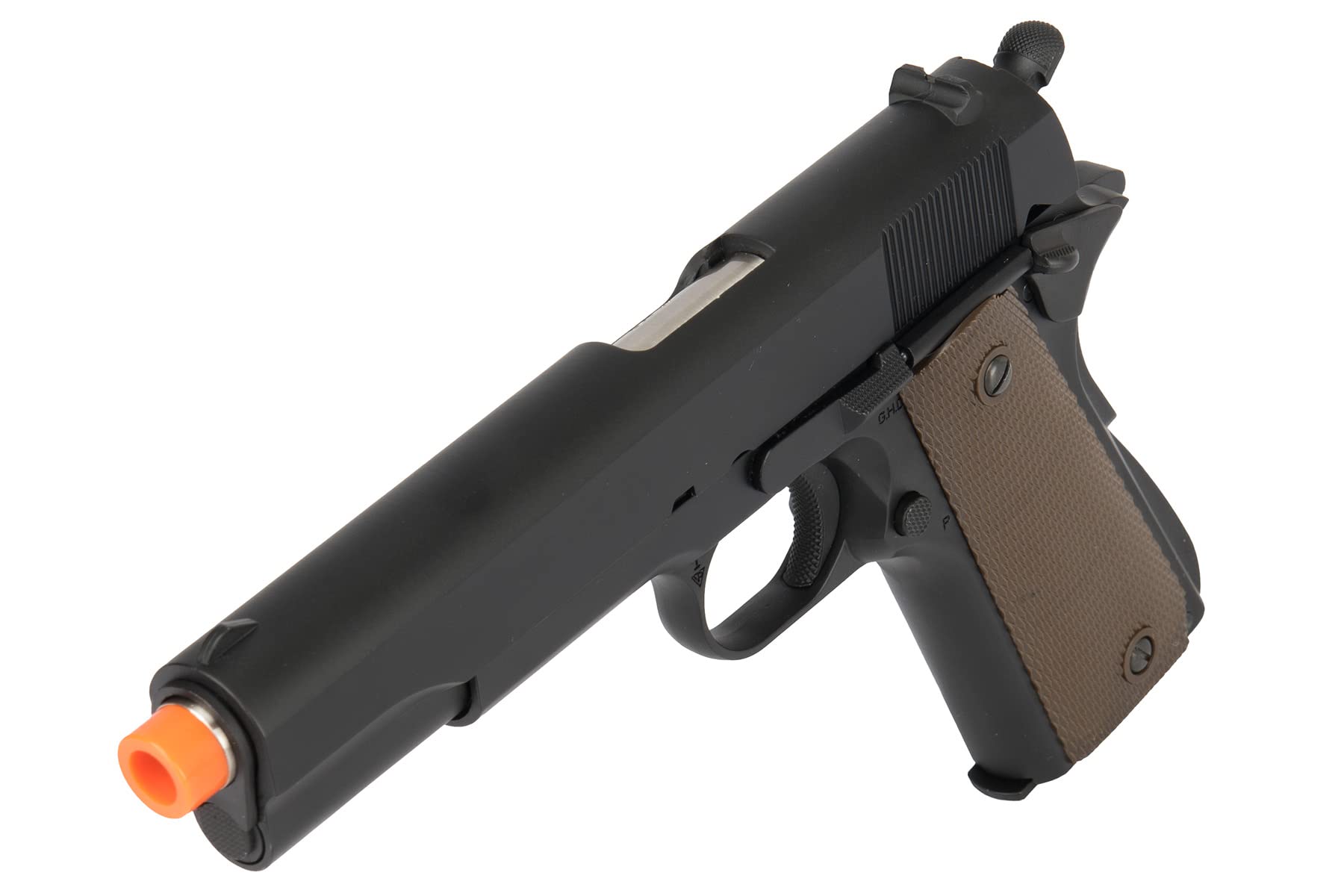 Army Armament Full Steel 1911 Gas Blowback Airsoft Pistol w/Silver Barrel -R31