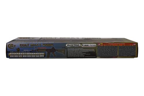 SOFT AIR USA Colt M4A1 M4 CQBR AEG Electric Airsoft Rifle with Adjustable Hop-Up, Dark Earth/Tan, 453 FPS